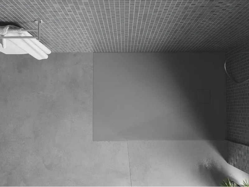 Mexen Bert obdélníkový sprchový kout SMC 120 x 90 cm, šedý - 4K619012