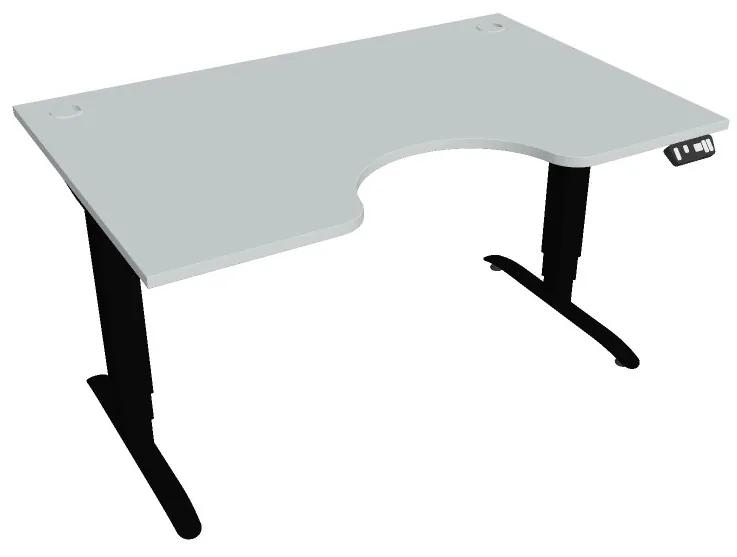 Hobis Motion Elektr. nastavitelný stůl 140x90 s pamětí - HOBIS ERGO MOTION MSE 3M 1400 Dekor stolové desky: šedá, Barva kovové podnože: černá