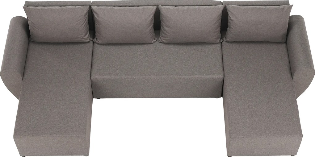Univerzální sedací souprava, šedobéžová Taupe, DAKAR NEW U