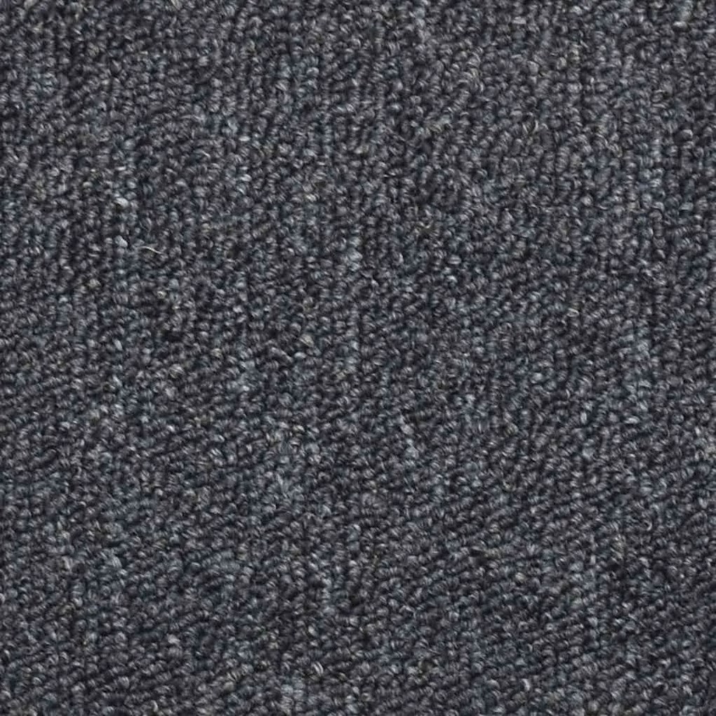 Schodové rohože 30 ks 56 x 17 x 3 cm tmavě šedé a modré, půlkulaté 3365743