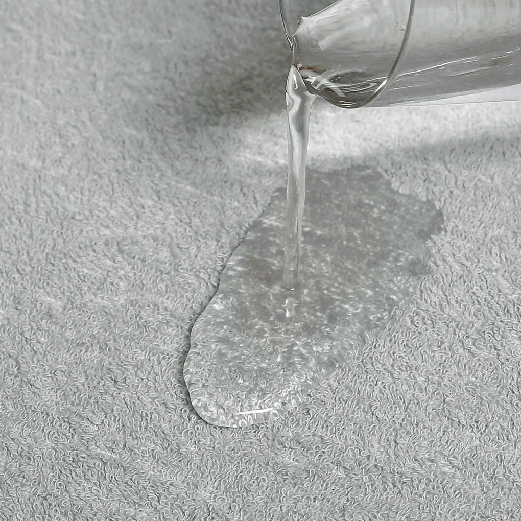 Goldea nepropustné froté elastické prostěradlo - světle šedé 120 x 200 cm