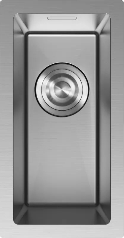 Mexen Trixo, 1-komorový nerezový dřez 230 x 440 mm, broušená ocel, 6411221000-01