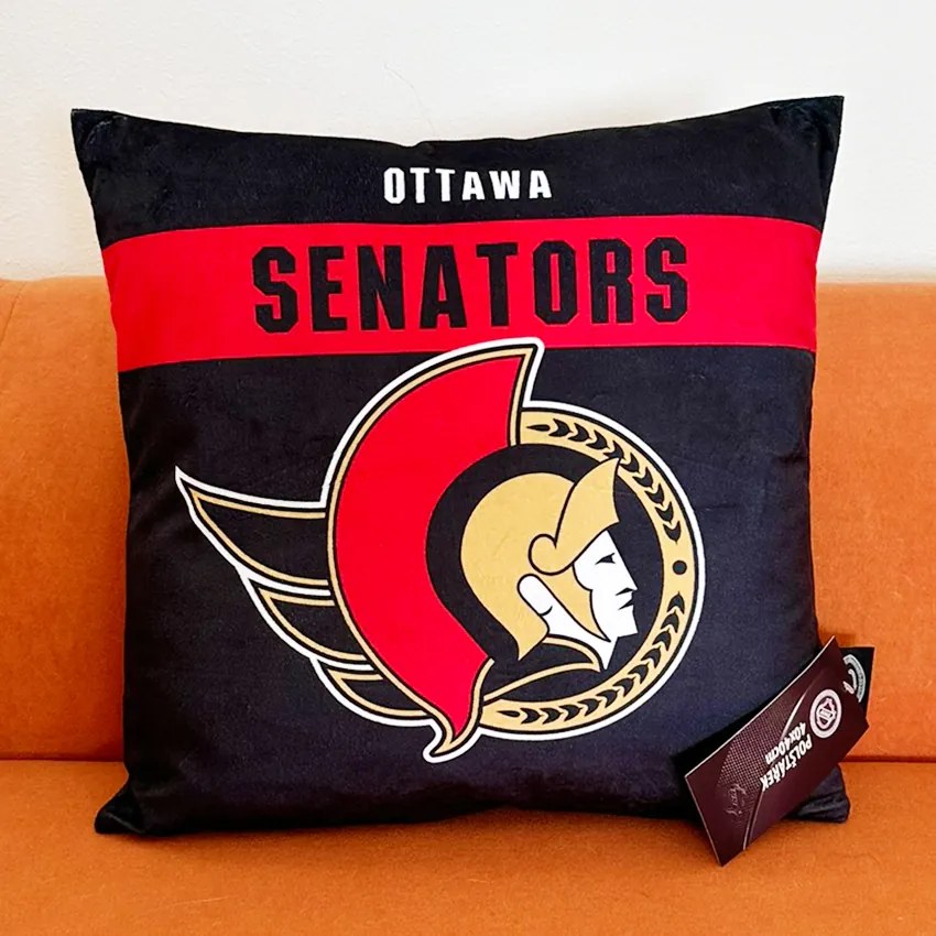 Polštářek NHL Ottawa Senators Black