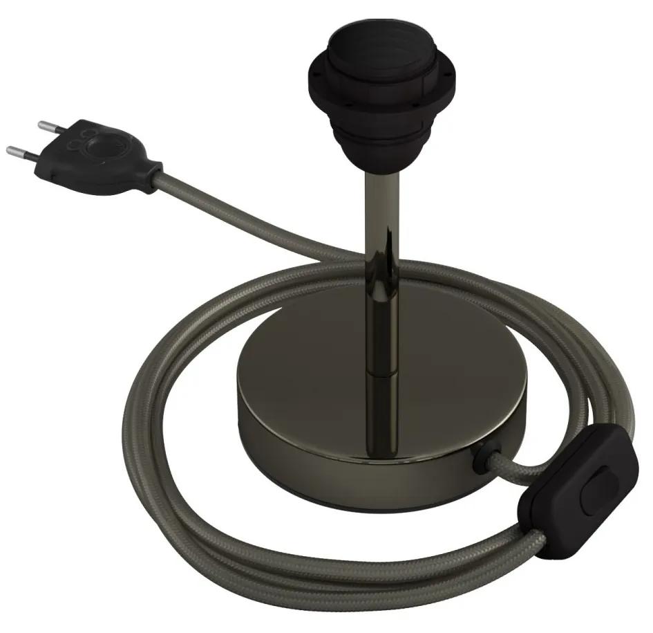 creative cables Kovová stolní lampa Alzaluce pro stínidlo Velikost: 25 cm, Barva: Matná měď