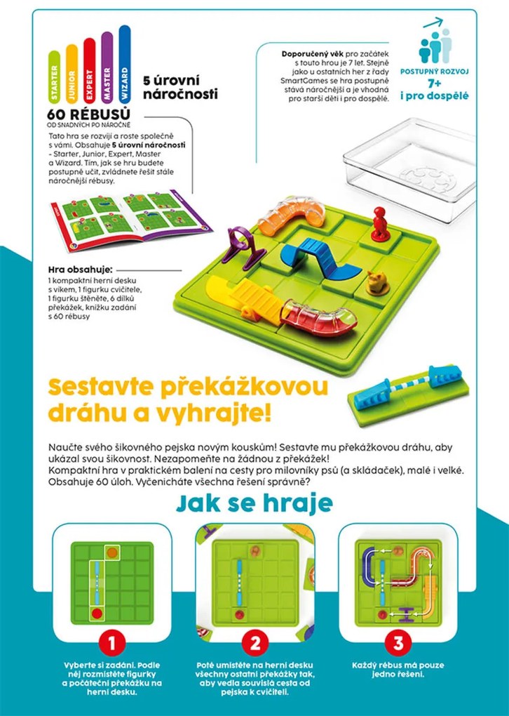 MINDOK HRA Smart Šikovné štěně na cesty pro 1 hráče mn615