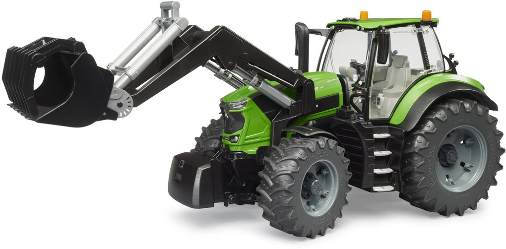 Bruder 03161 traktor deutz 8280 ttv s čelním nakladačem
