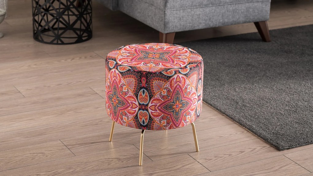 Atelier del Sofa Taburet Octo - Multicolor, Vícebarevná