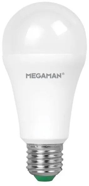 MEGAMAN® MEGAMAN LED bulb A60 14W/100W E27 2800K 1521lm NonDim 15Y opal