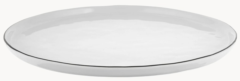 Sada ručně vyrobených porcelánových talířů Salt, 4 díly