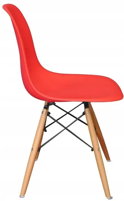Bestent Židle červená skandinávský styl CLASSIC