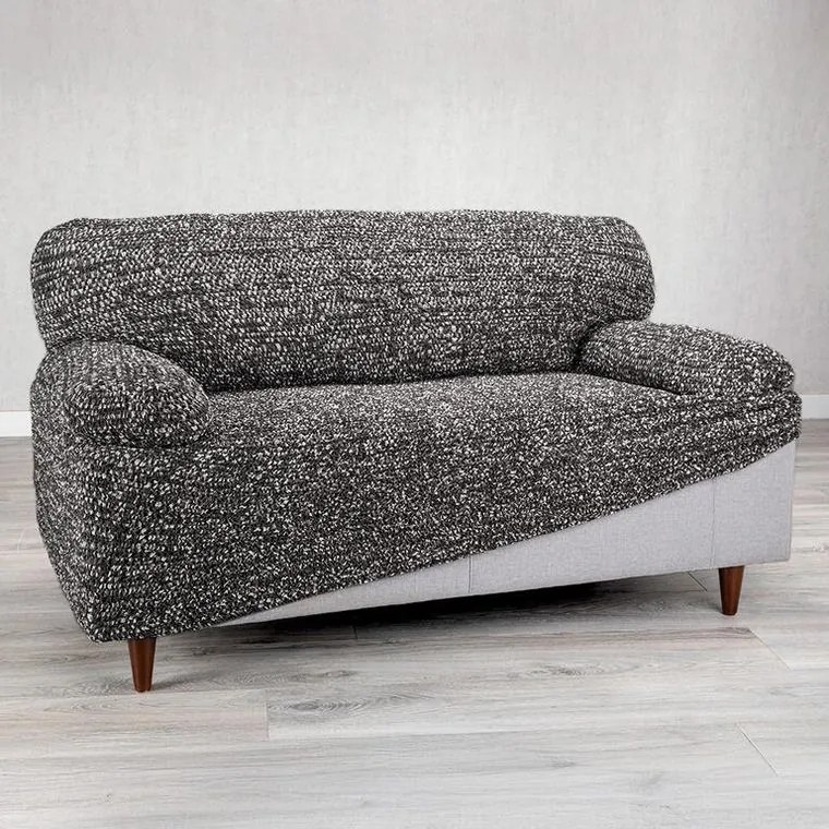 Bielastické potahy GLORIA šedá křeslo (š. 60 - 110 cm)