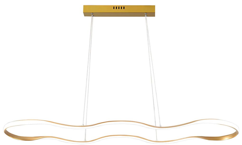 Toolight Závěsné LED osvětlení Modern D21 LHJ027-CP 120cm zlaté