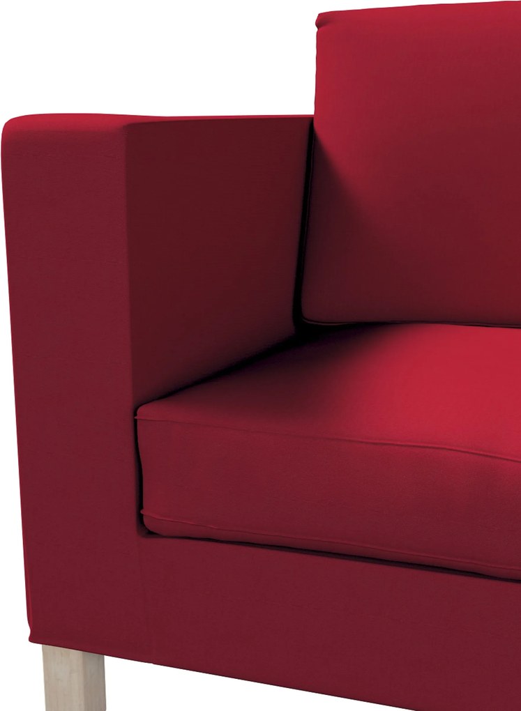 Potah na pohovku IKEA Karlanda 2-místná, krátký barva červená látka pletený vzor