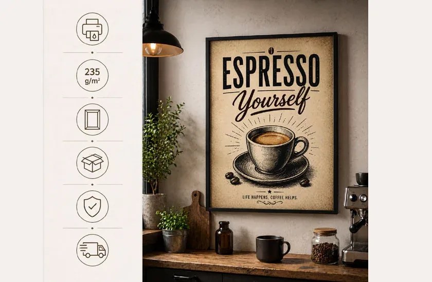 Espresso - obraz - Espresso pro tebe 04 - A3 – 297 × 420 mm - 249 Kč