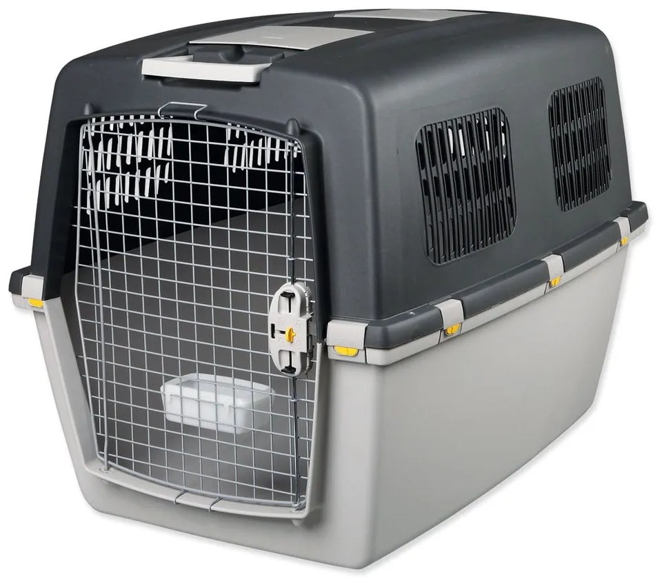 Šedá přepravka pro domácího mazlíčka 104x73 cm Trixie Gulliver 7 L – Plaček Pet Products