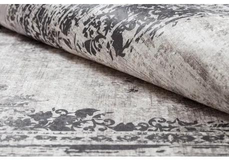 Dywany Luszczow Kusový koberec ANDRE pratelný Ornament 1187 vintage protiskluz, černá bílá Rozměr koberce: 120 x 170 cm