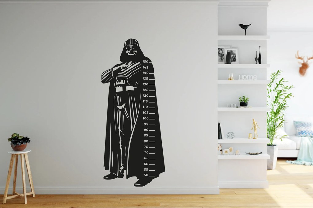 Lepy.cz Samolepka na zeď  Star Wars - Darth Vader - metr Velikost (šířka x výška): 56x130cm, Barevná varianta: Světle žlutá