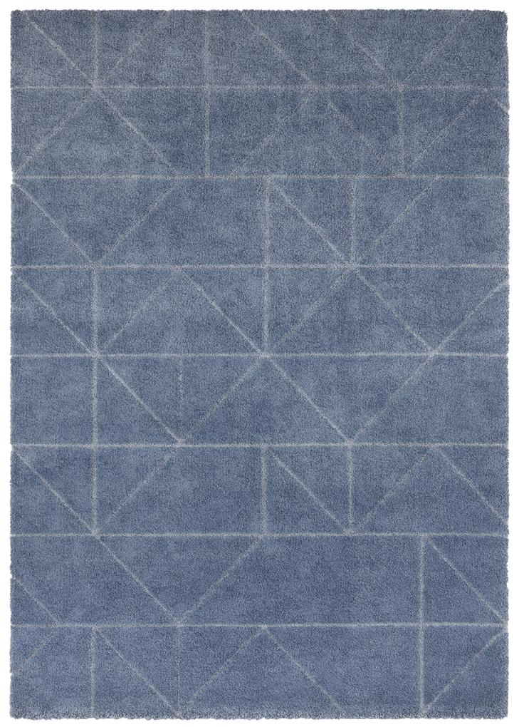 ELLE Decoration koberce Kusový koberec Maniac 103645 Jeansblue/Silver z kolekce Elle - 80x150 cm