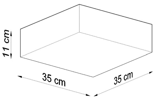 HORUS 35 Stropní světlo, šedá SL.0137 - Sollux