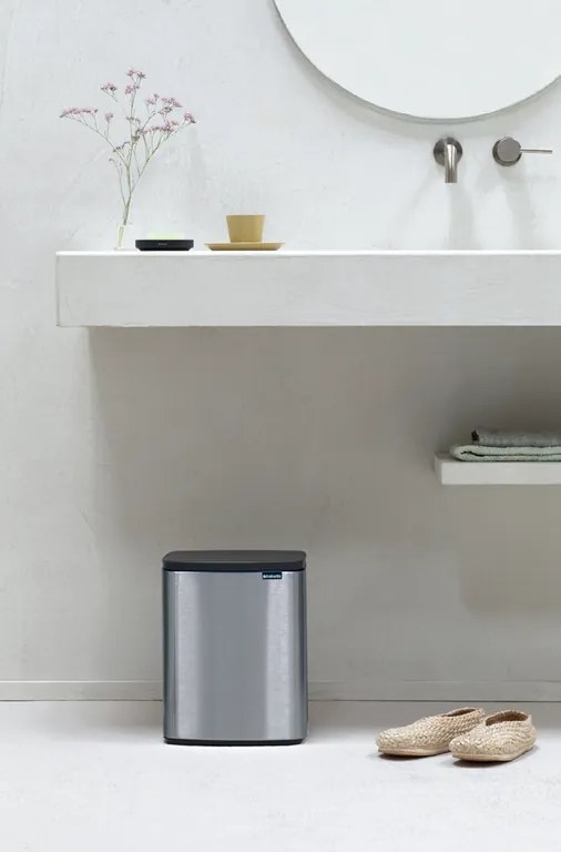 Brabantia BO odpadkový koš 12L matná ocel otiskuvzdorná