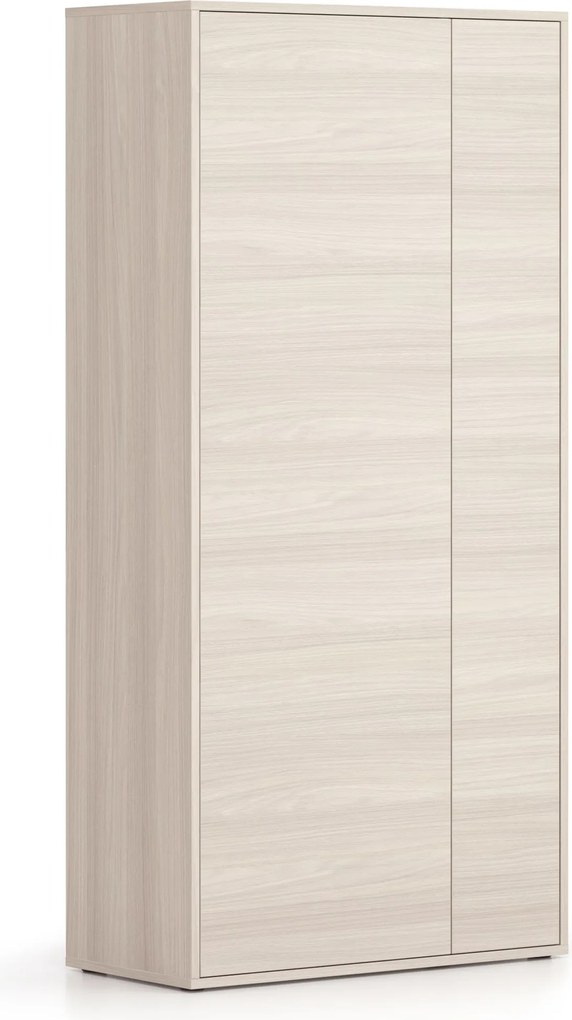 Šatní skříň s výsuvem BLOCK, 850 x 400 x 1748 mm, dub přírodní