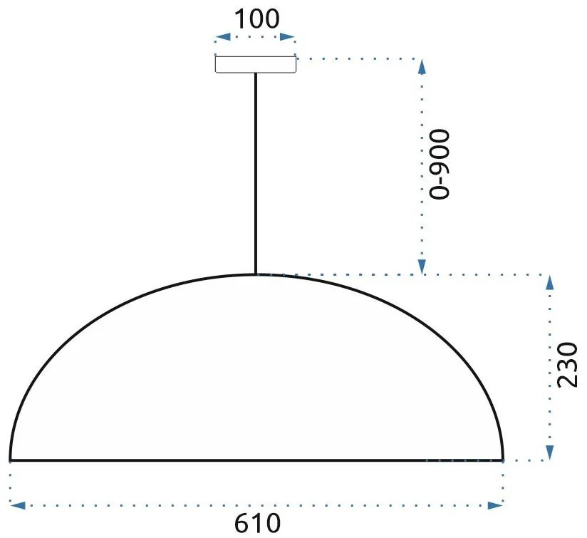 Toolight Závěsná lampa BOHO APP988-1CP