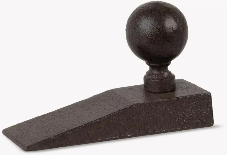 Kovová dveřní zarážka Cast Iron Black Garden Trading