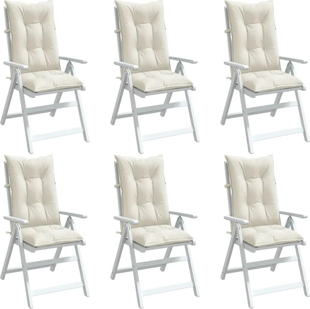 vidaXL Souprava polštářů pro vysokou židli 6 ks Polyester [4002357] Barva: melanžová krémová