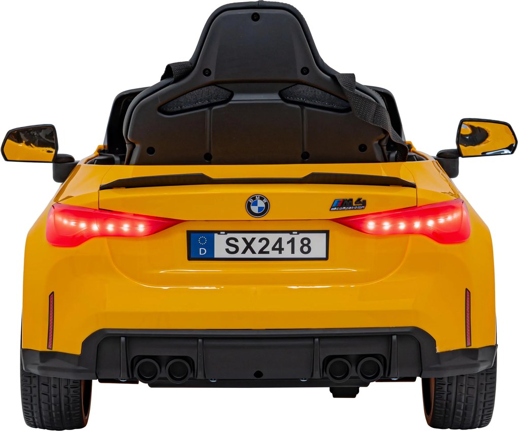 Ramiz Dětské elektrické auto BMW M4 Žluté