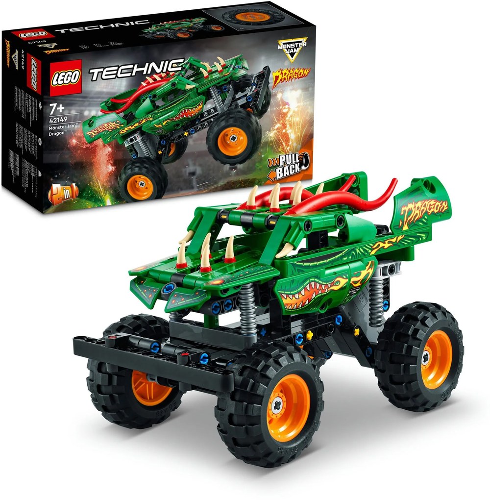Lego stavebnice lego technic 42149 monster jam dragon