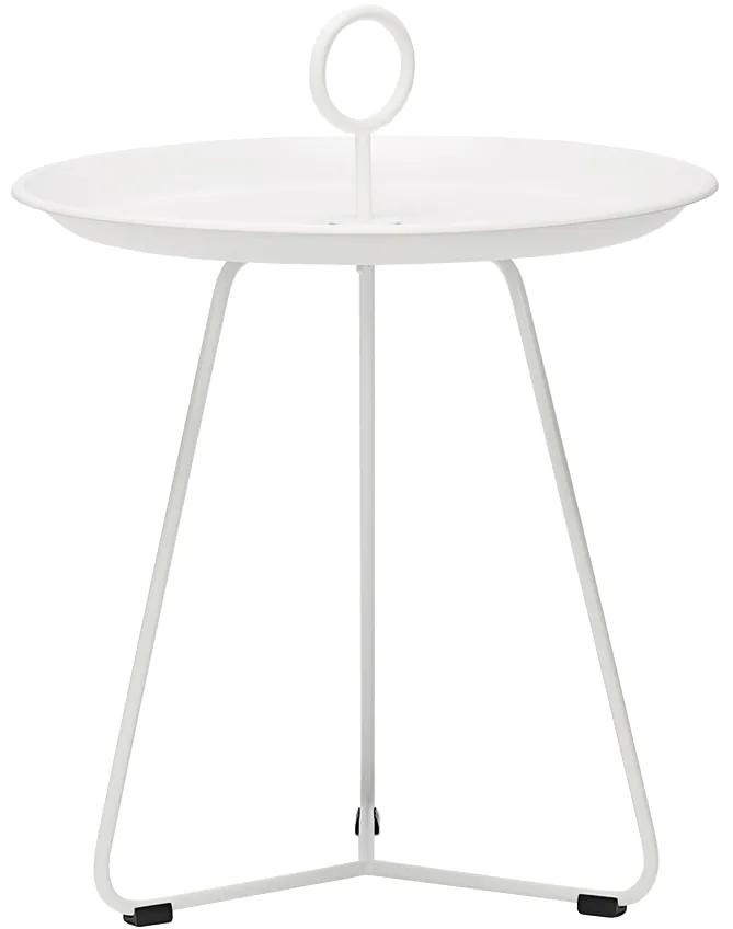 OnaDnes -20% Bílý kovový odkládací stolek HOUE Eyelet 45 cm