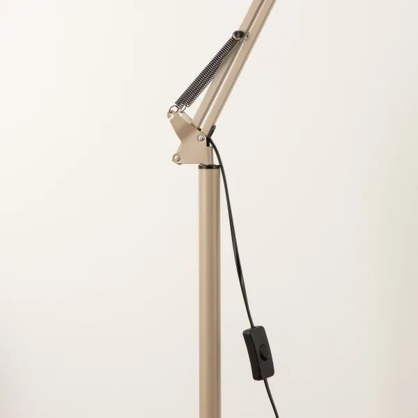 BRILAGI - Flexibilní stojací lampa TASKER 1xE27/60W/230V 184 cm béžová