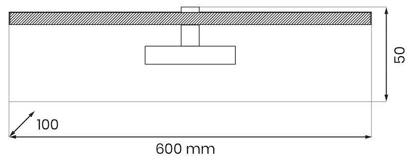 Nástěnné LED svítidlo Prado, 1x LED 11w, 3000k, b