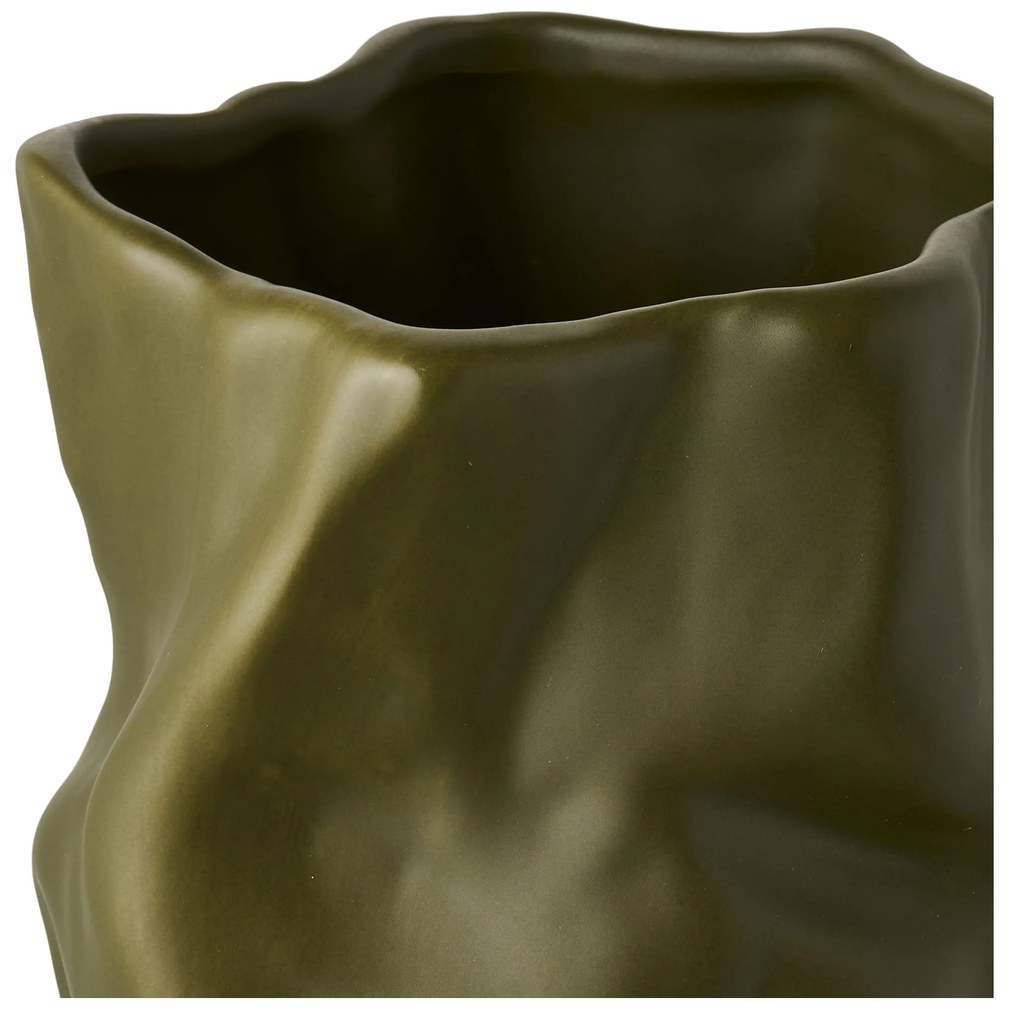 House Nordic Keramická váza VASE zelená