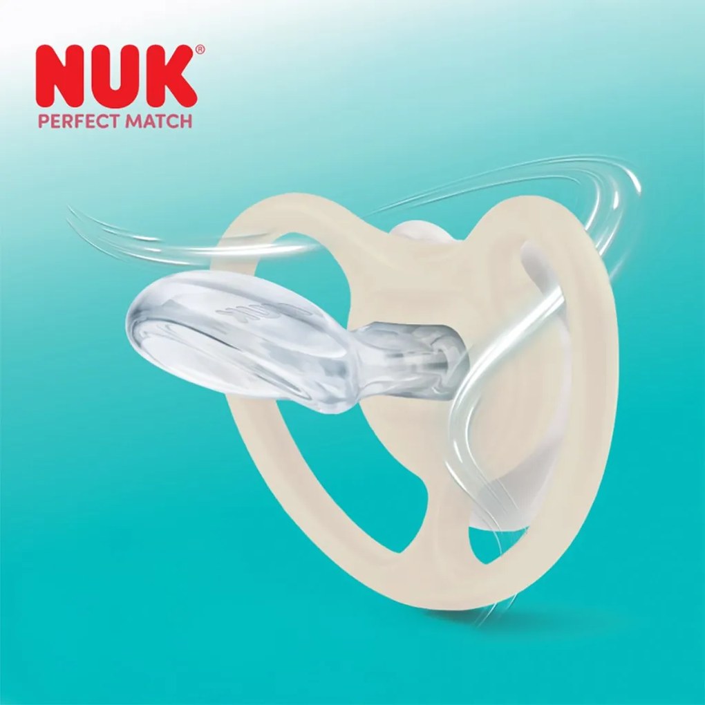 Dudlík NUK Perfect Match Air Night FIREFLY/LION 6-18m 2ks box velikost 6-18 m