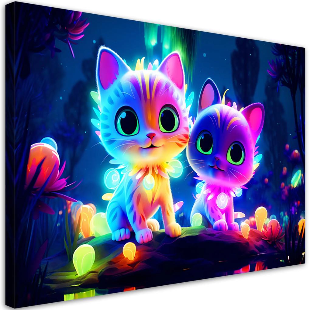 Gario Obraz na plátně Barevná koťata Rozměry: 60 x 40 cm