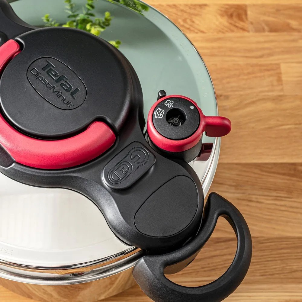 Tlakový nerezový hrnec 6 l Clipso Minut Easy P4620768 – Tefal