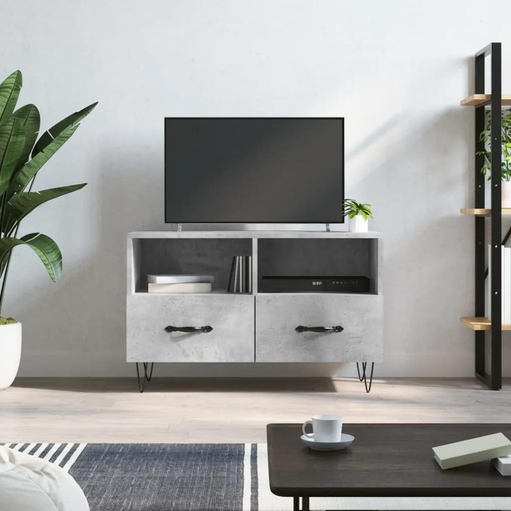 vidaXL TV skříňka 80 x 36 x 50 cm kompozitní dřevo [828968] Barva: šedá sonoma