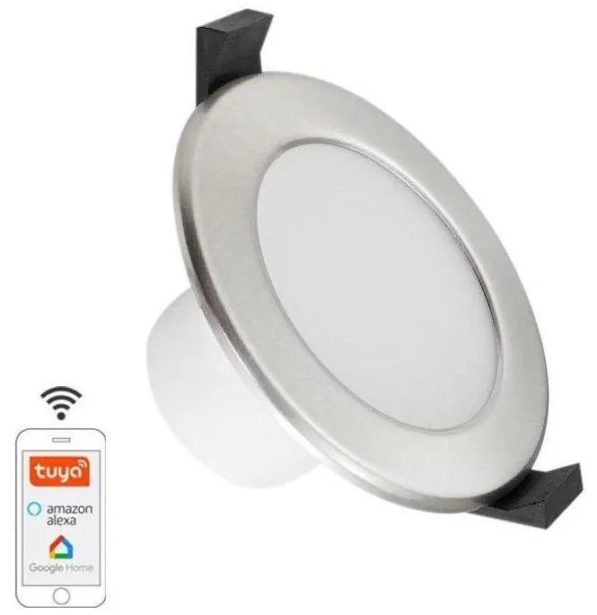 LED Stmívatelné koupelnové svítidlo LED/7W/230V 3000K-6500K Wi-Fi Tuya IP44