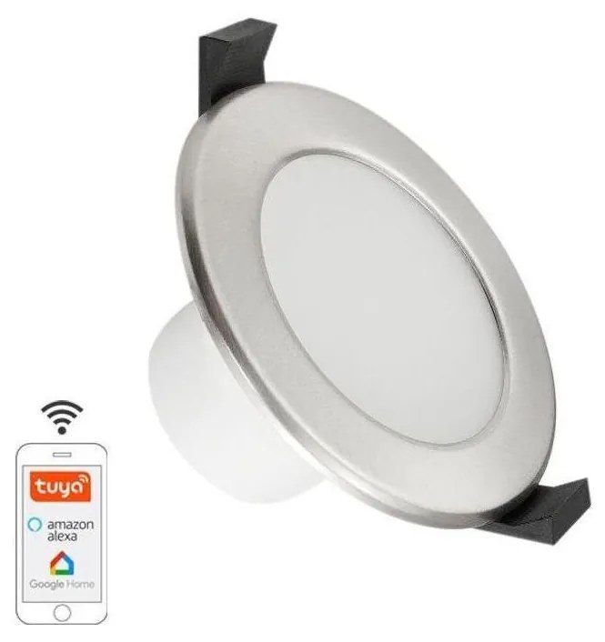 NEDES LED Stmívatelné koupelnové svítidlo LED/7W/230V 3000K-6500K Wi-Fi Tuya IP44 ND3332