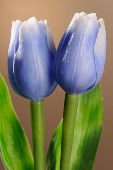 Paramit Umělý tulipán světle modrý 40 cm