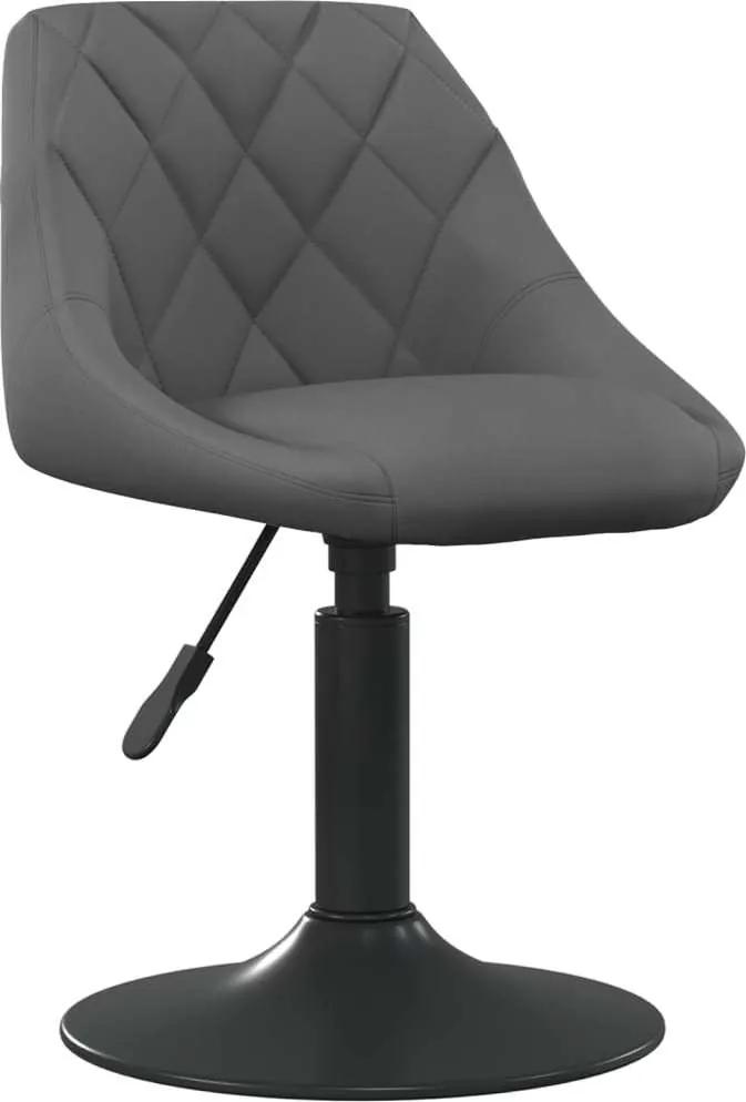 vidaXL Jídelní židle samet [3088810] Barva: světle šedá
