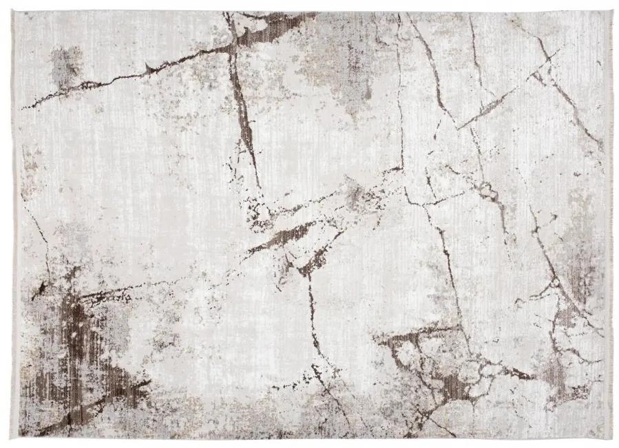 Krémový designový vintage koberec s abstraktním vzorem Šířka: 200 cm | Délka: 300 cm
