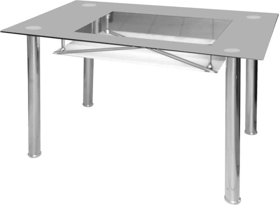 Jídelní stůl skleněný F056 šedý | BIANO