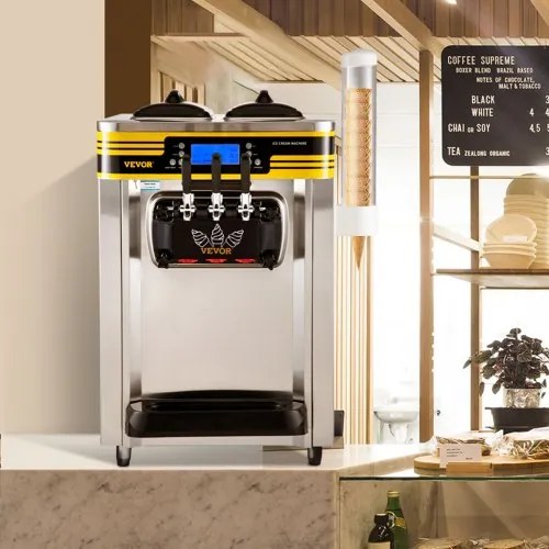 Komerční výrobník zmrzliny, výtěžnost 22-30 l/h, 2350 W