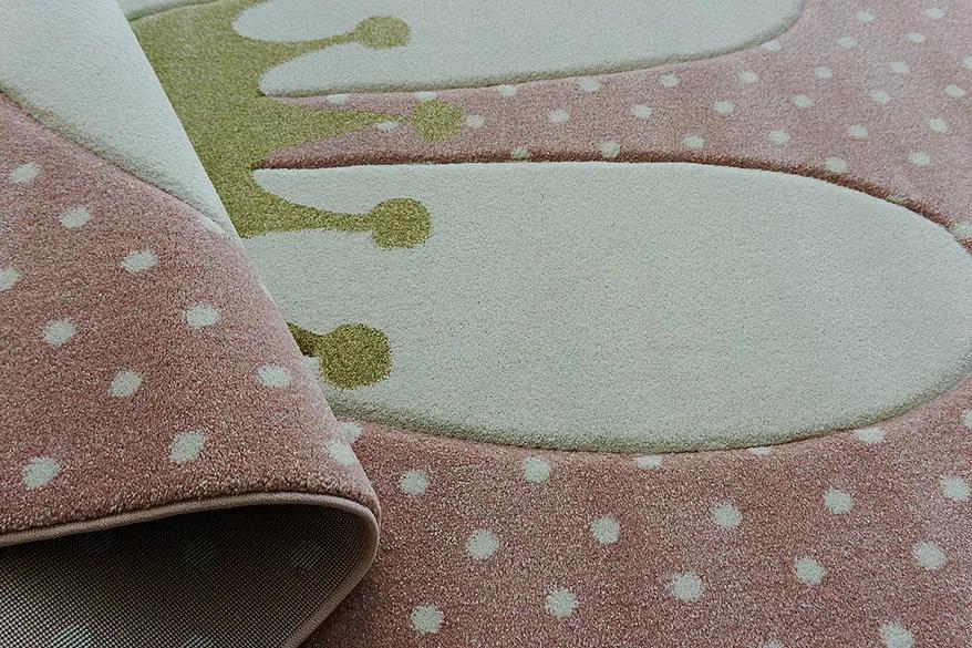 Berfin Dywany Dětský kusový koberec Smart Kids 22414 Pink ROZMĚR: 120x180