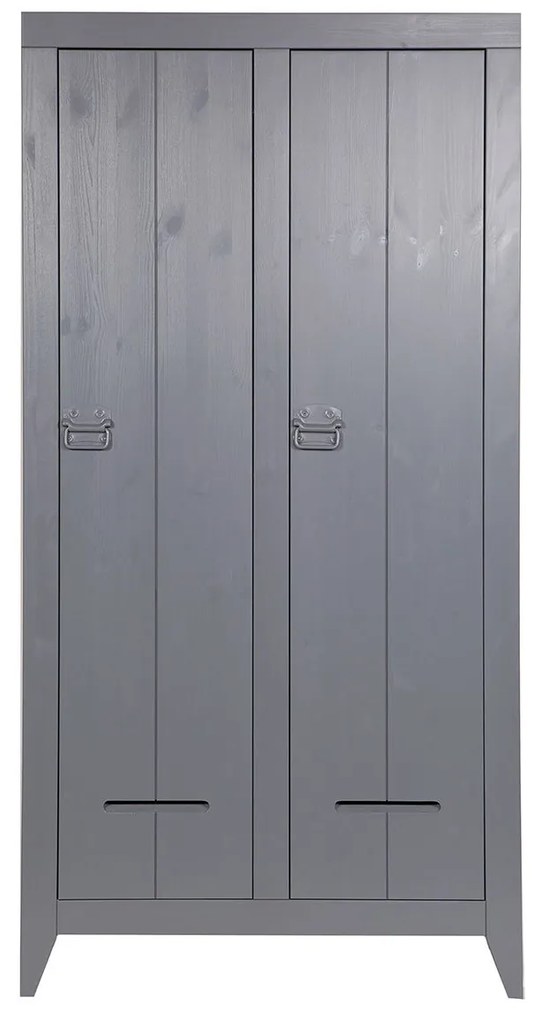 Dřevěná skříň Kluis 190 × 95 × 44 cm