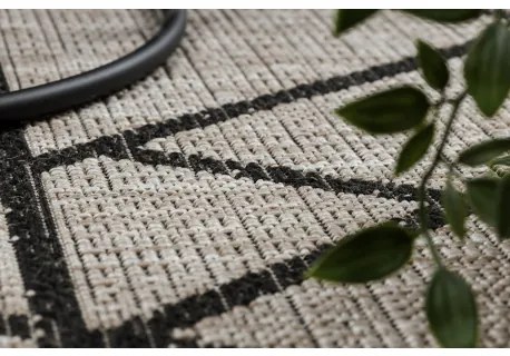 KOBEREC SIZAL FLOORLUX 20508 stříbrný / Černá TROJÚHELNÍK