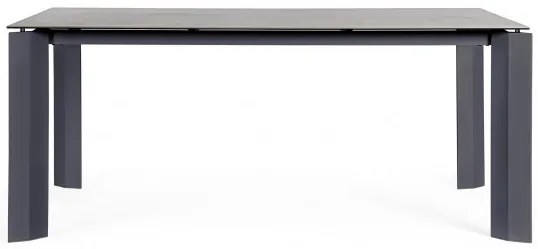 BIZZOTTO Zahradní jídelní stůl OTAVIO 180x95 cm antracit
