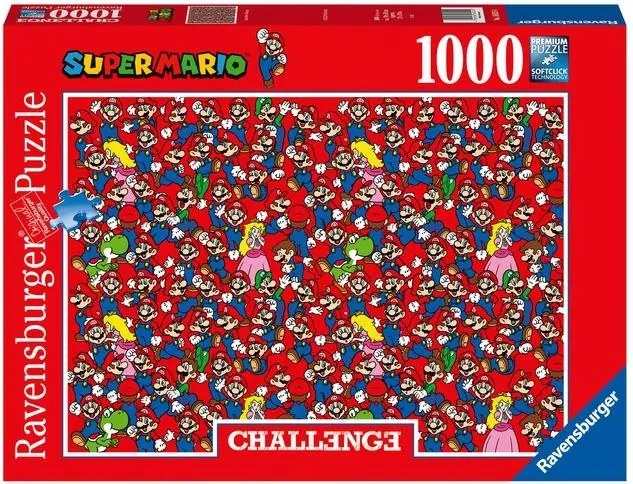 Puzzle ravensburger 165254 super mario výzva 1000 dílků